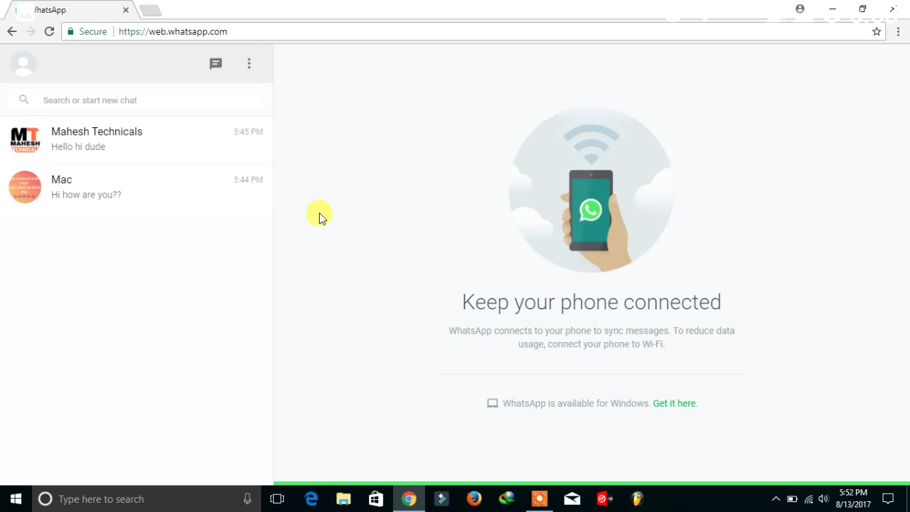 How To Use Whatsapp On PC/Computer
