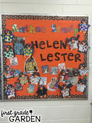 First Grade Garden: Daily Schedule - Author Study