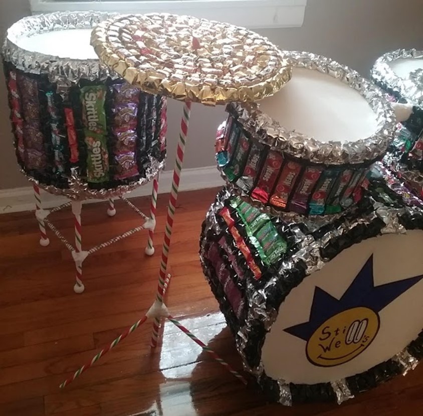 Yayoi's Projects: DIY Candy Drum Set