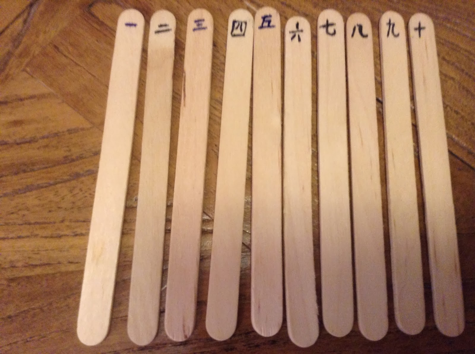 Dim Sum and Long Runs: 一，二，三，四。。。Fun counting idea!