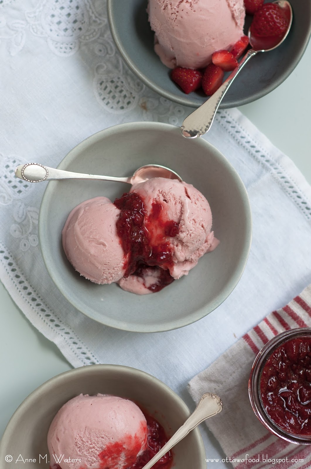 If Music be the Food of Love, Play On: Creamy Zippy Strawberry Ice Cream