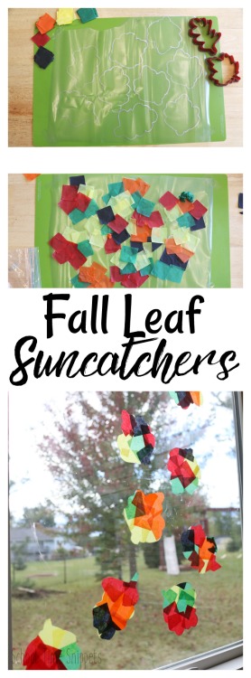 Fall Leaf Suncatchers: A Simple Autumn Craft | School Time Snippets