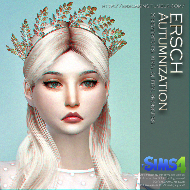 ERSCH - Autumnization Crowns for TS4 | ErSch Sims