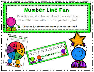 Peterson's Pad: More Number Lines with a FREEBIE