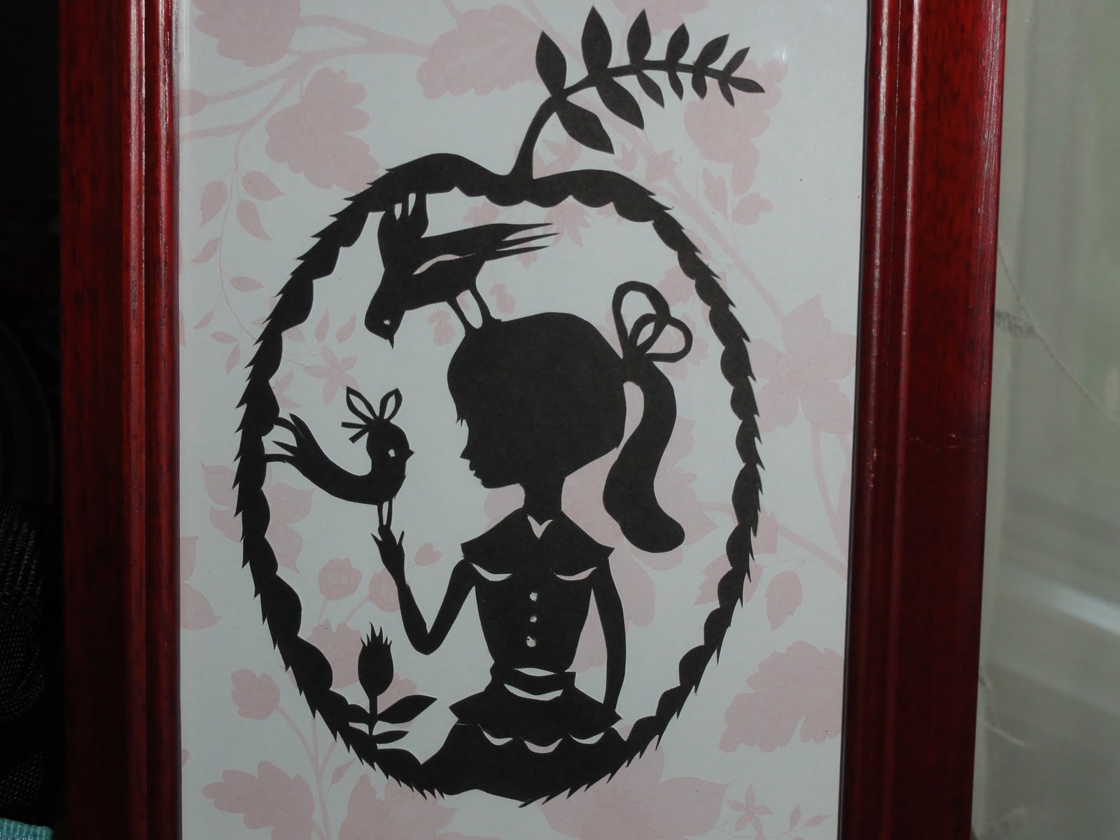 Curly Girl Paper Cuttings