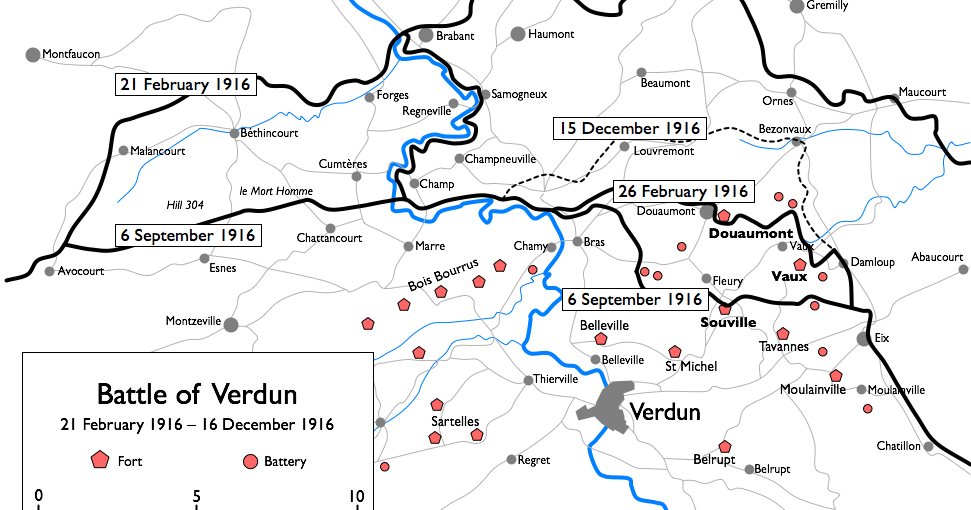 Verdun 1916: 23 February 1916. Day Three. Samogneux and other ghost ...