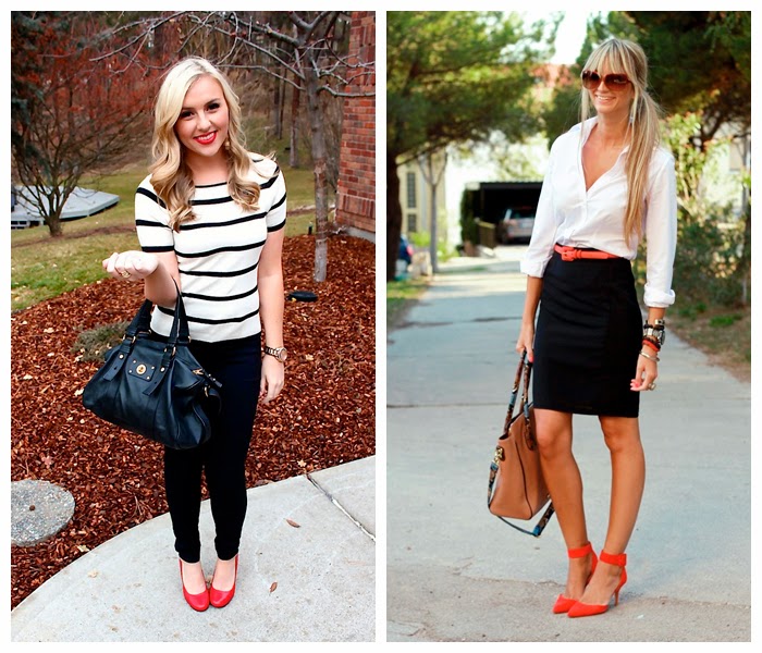 estilozas: ¿Cómo combinar zapatos rojos?