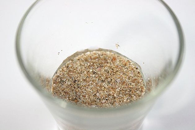 Como hacer arena de colores