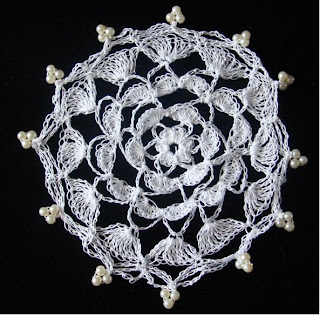 Busy Crafting...: Flower Petals Crochet Milk Jug Cover Pattern