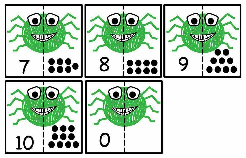 Cards para correspondência numérica ~ Atividades