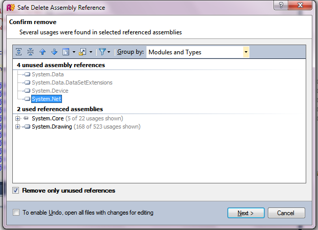 Zombie Programming: Optimizing assembly references with ReSharper 6.1 Zombie Programming: Optimizing assembly references with ReSharper 6.1
