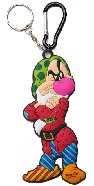 Filmic Light - Snow White Archive: Britto Grumpy Keychain and Luggage Tag