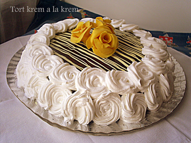Arome si culori : Tort krem a la krem