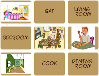 La Asomada English Blog: ENGLISH. UNIT 3. ROOMS MEMORY GAME