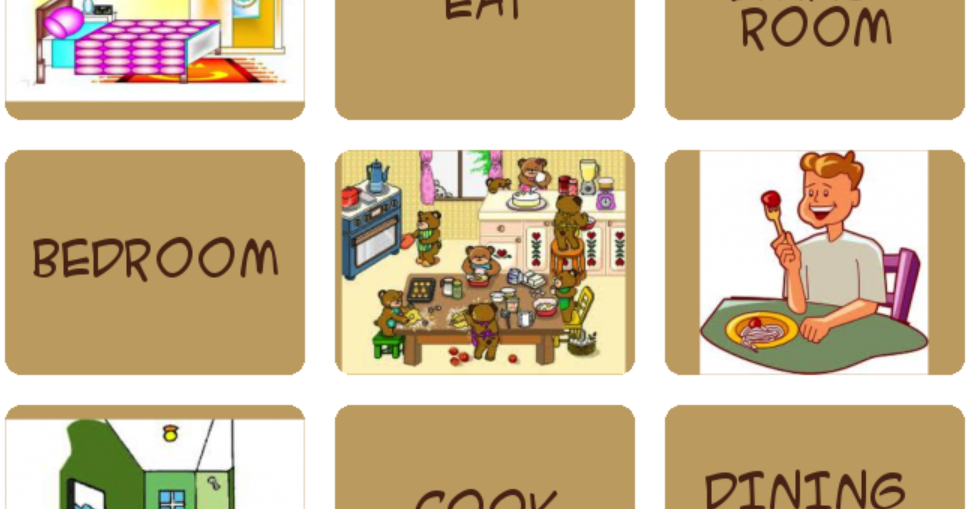 La Asomada English Blog: ENGLISH. UNIT 3. ROOMS MEMORY GAME