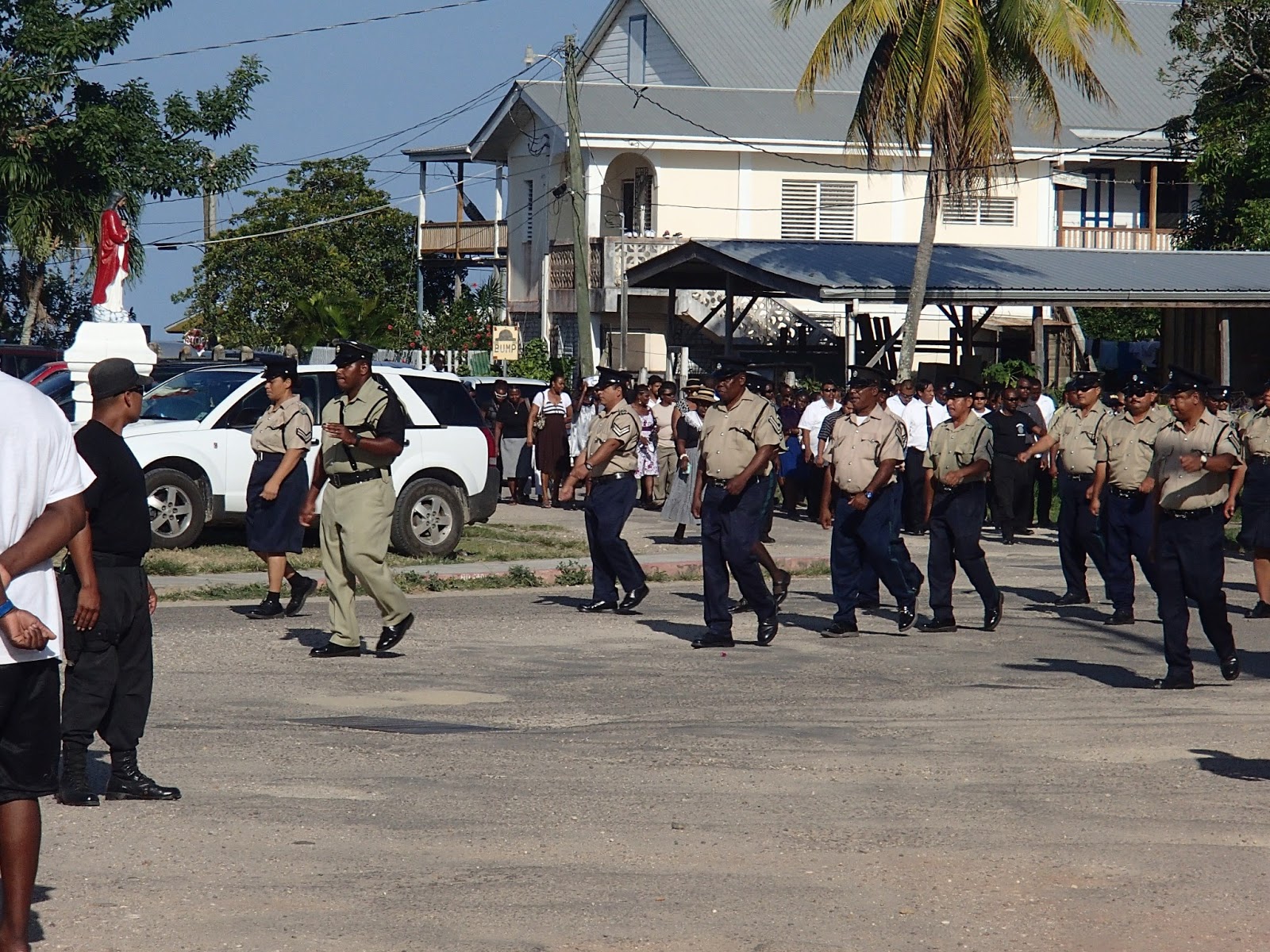 Belize Something.: Funeral Procession -Dangria, Belize