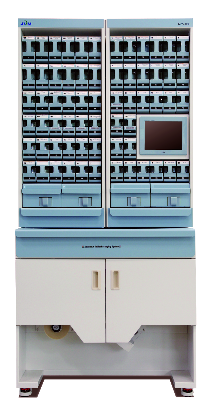 包藥機專家│清大行藥局自動化系統: JVM全自動包藥機