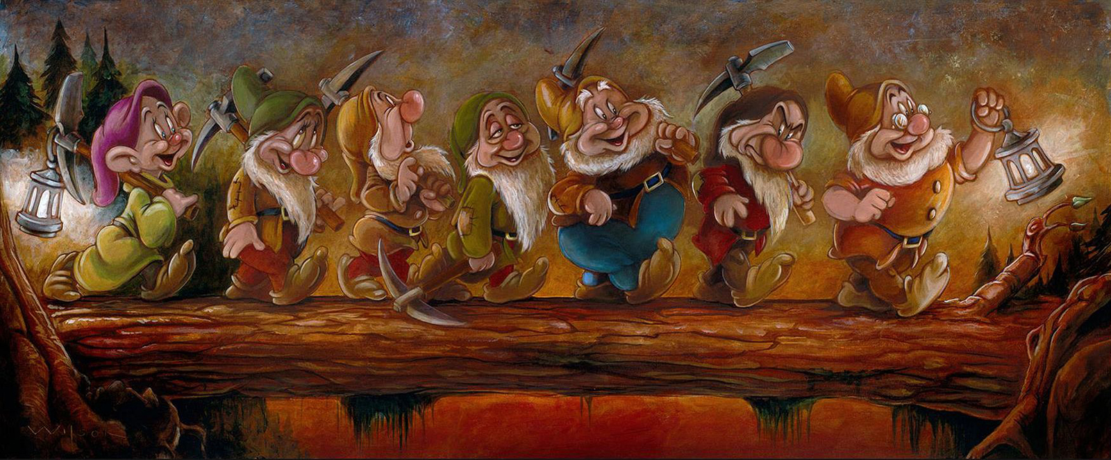 Filmic Light - Snow White Archive: Snow White Paintings of Darren Wilson