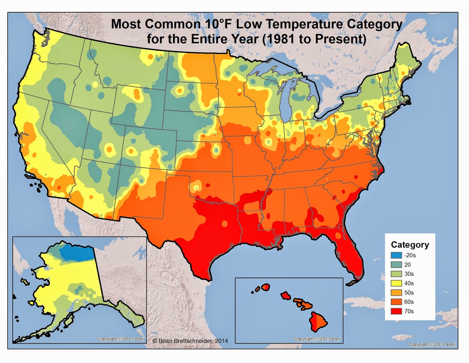 Deep Cold: Alaska Weather & Climate: Low Temperature Categories