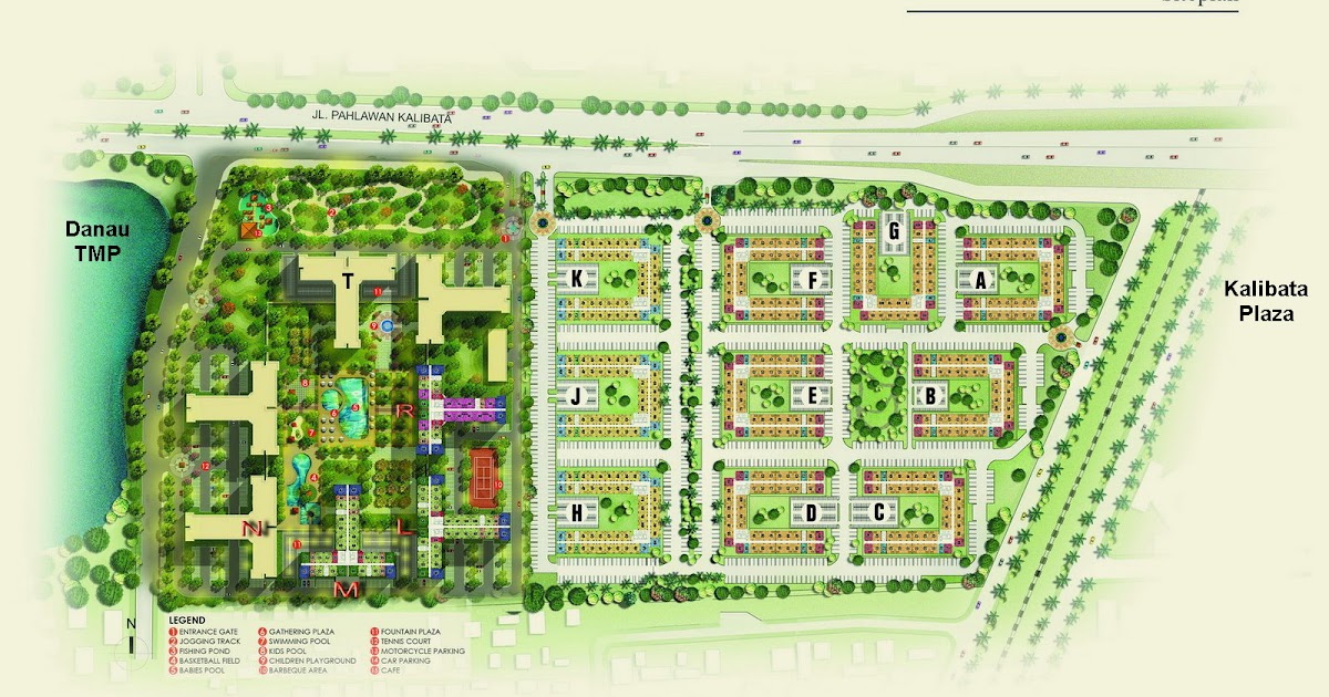 Apartment Kalibata City : Site Plan