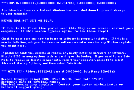 Cara Mengatasi Blue Screen Atau Crash Eror