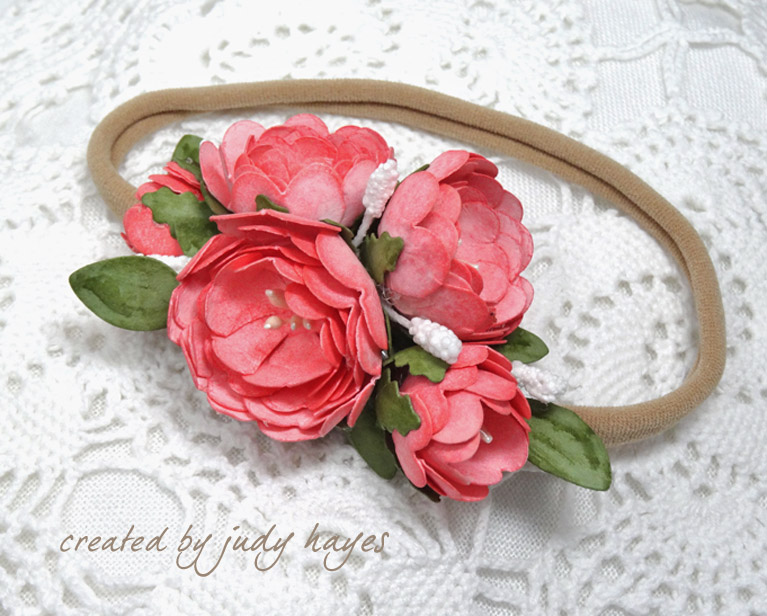 Creating...My Style: Paper Flowers Headband and Hair Clip with Cinch ...