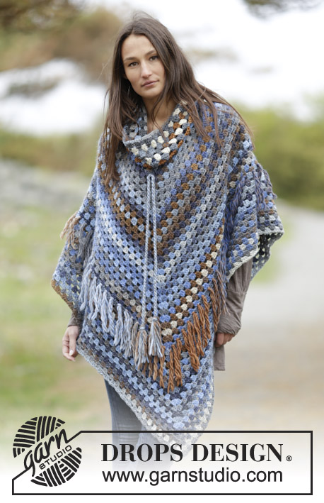 Ergahandmade: Crochet Poncho + Free Pattern + Diagram
