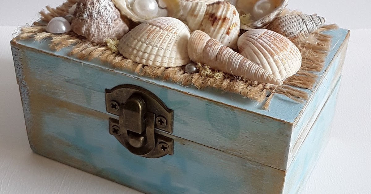 Sharon's Crafting Corner.: Sea shell box.