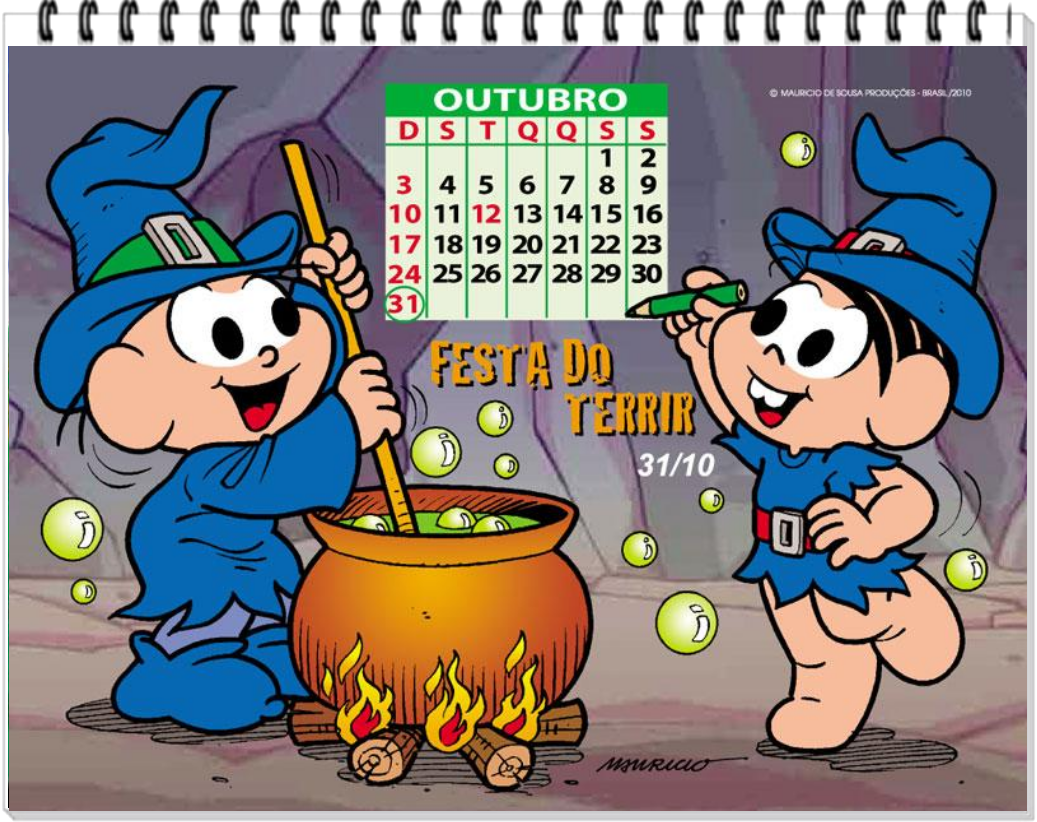 DATAS COMEMORATIVAS DO MÊS DE OUTUBRO COM A TURMA DA MÔNICA. - Desenhos ...