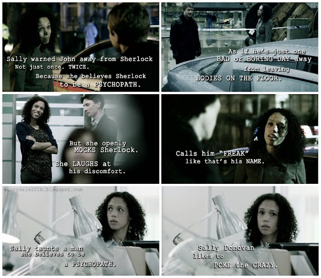 Sunnydale 221B: Sally Donovan and Sherlock