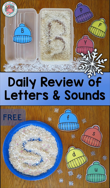 Wonderful Wintery Ways to Review Letters and Sounds - Just Ask Judy