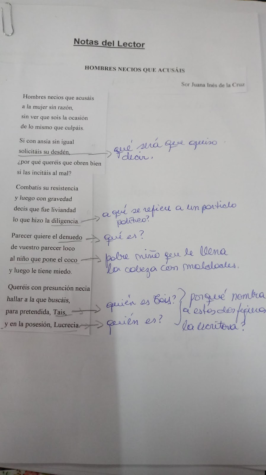 Literatura: Notas del lector - Hombres que acusáis