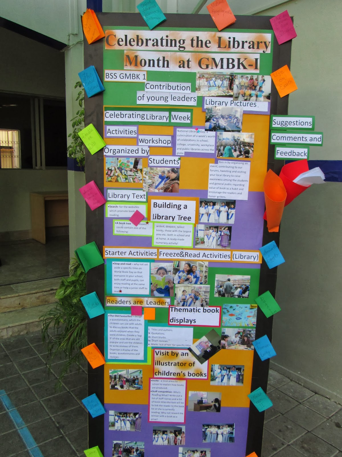 Digital Library: Displayed board in the PTM meeting