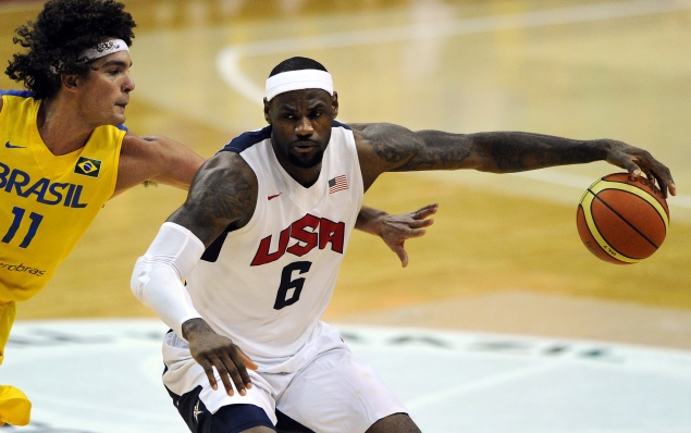 Fire Away Sports: LeBron James Helps Team USA Survive Test From Brazil