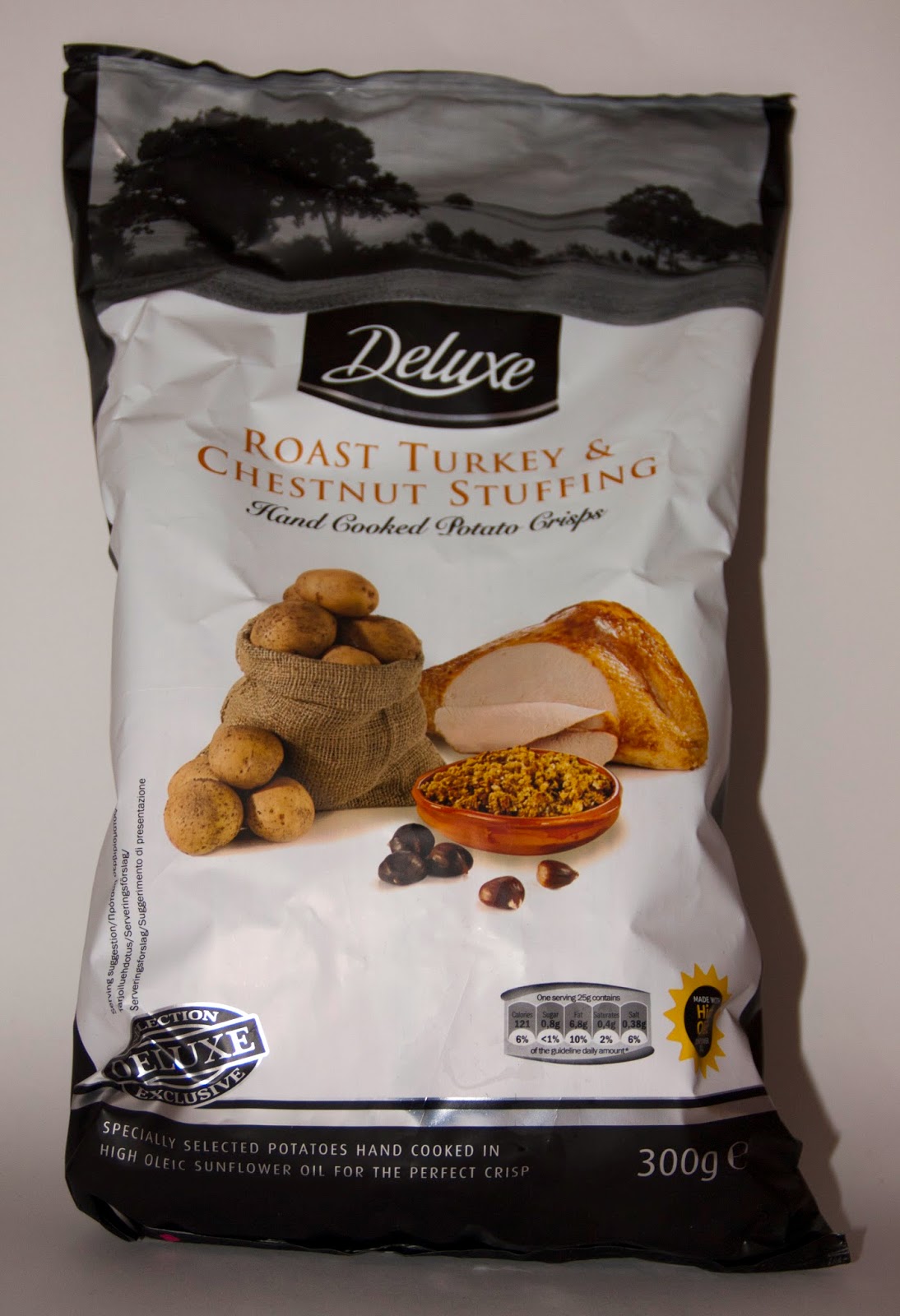 Candynstuff: Roast Turkey & Chestnut Stuffing Hand Cooked Potato Crisps