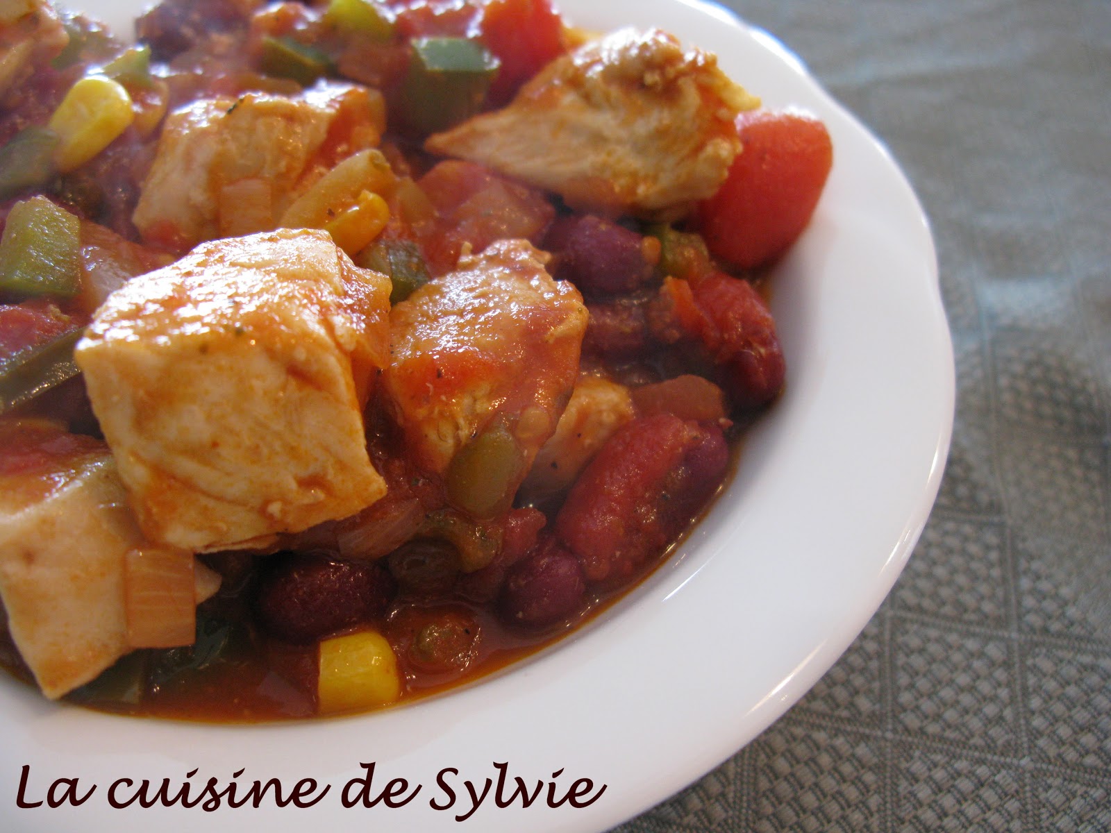 La cuisine de Sylvie: Chili express au poulet