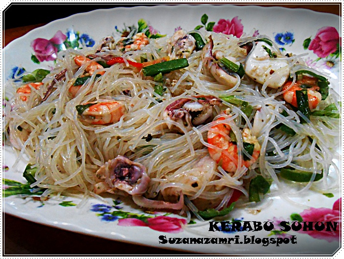 ..Cooking with soul.....: KERABU SUHUN