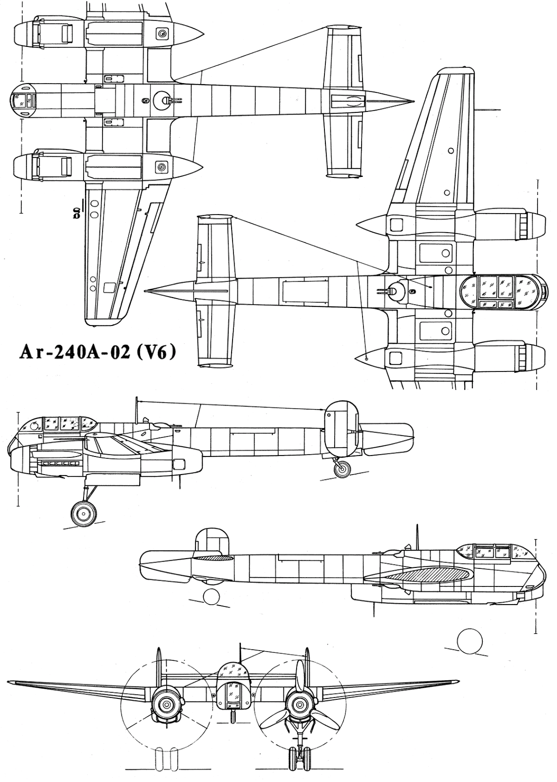 Luftwaffe Lovers: Multirole aircraft - Arado Ar240