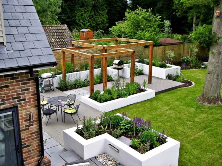 Modern Garden Design Examples - Planters As Accent | Houzz Home