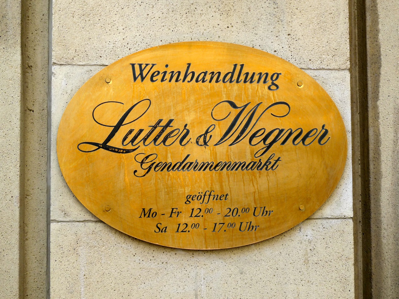Cositas: Lutter & Wegner, Berlin