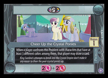 MLP Cheer Up The Crystal Ponies CCG Cards | MLP Merch