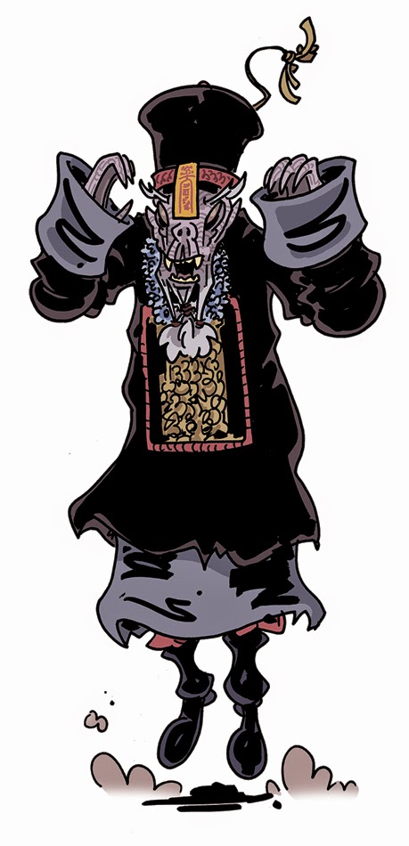 Chris Schweizer's Old Blog: October Monster Drawings #7: Jiang Shi