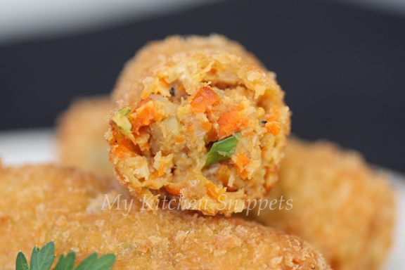 My Kitchen Snippets: Vegetable Croquettes