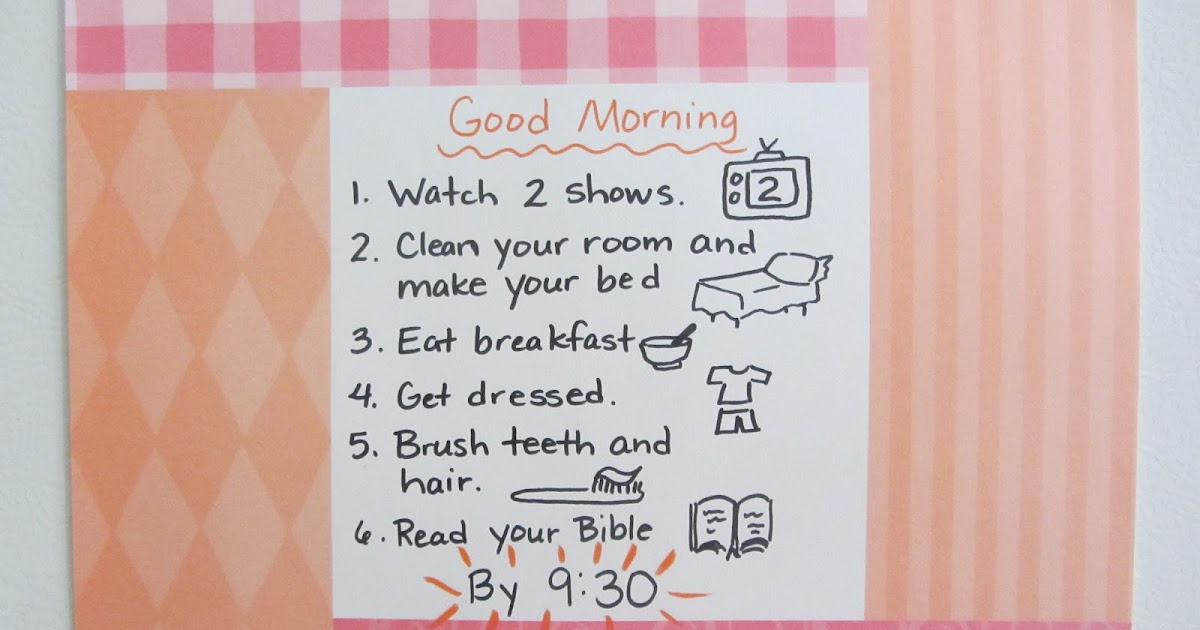 The Unlikely Homeschool: Helpful Habit: Good Morning Board