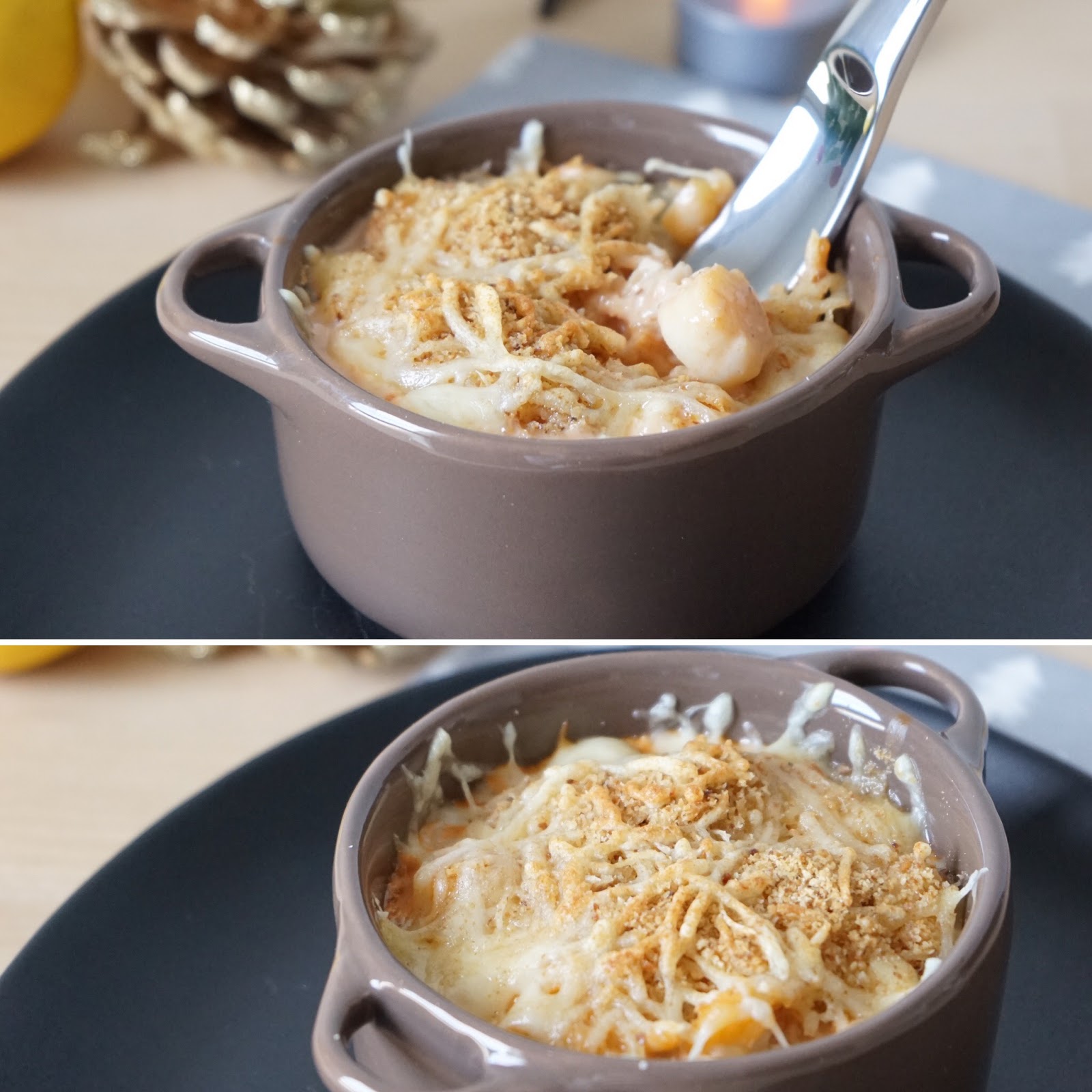 The Cook Time: Gratin aux pétoncles et à la chair de crabe