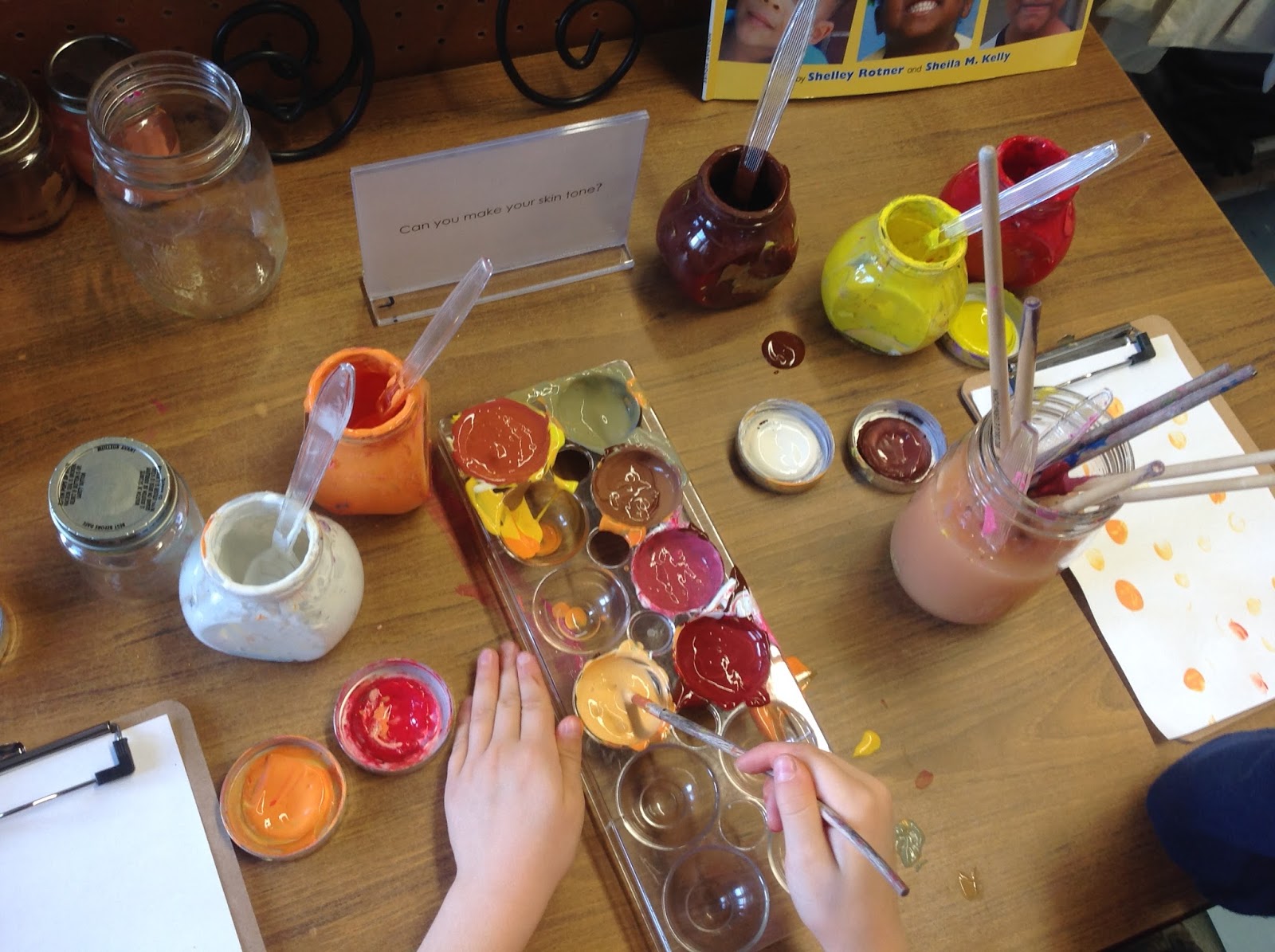 Wonders in Kindergarten: Our colour mixing journey: "We have skin ...