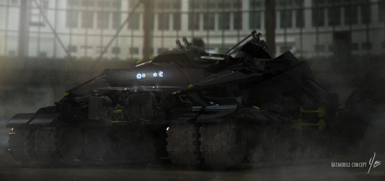 JEREMIAH CONCEPT DESIGN: Batmobile Tank Concept