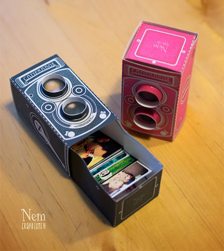 Digitprop Instant Camera Paper Model | Paperized Crafts
