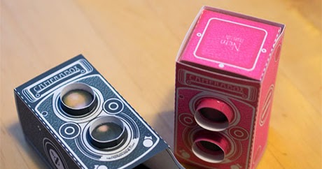 Vintage Camera Paper Box | Paperized Crafts