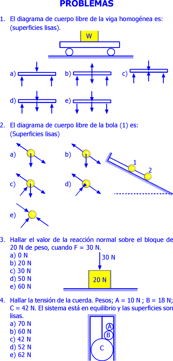 ESTÁTICA BÁSICA EJEMPLOS EJERCICIOS RESUELTOS PDF